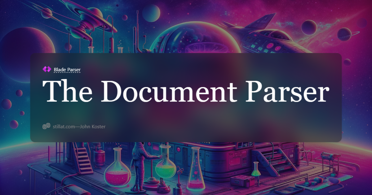 The Document Parser | Blade Parser | Stillat