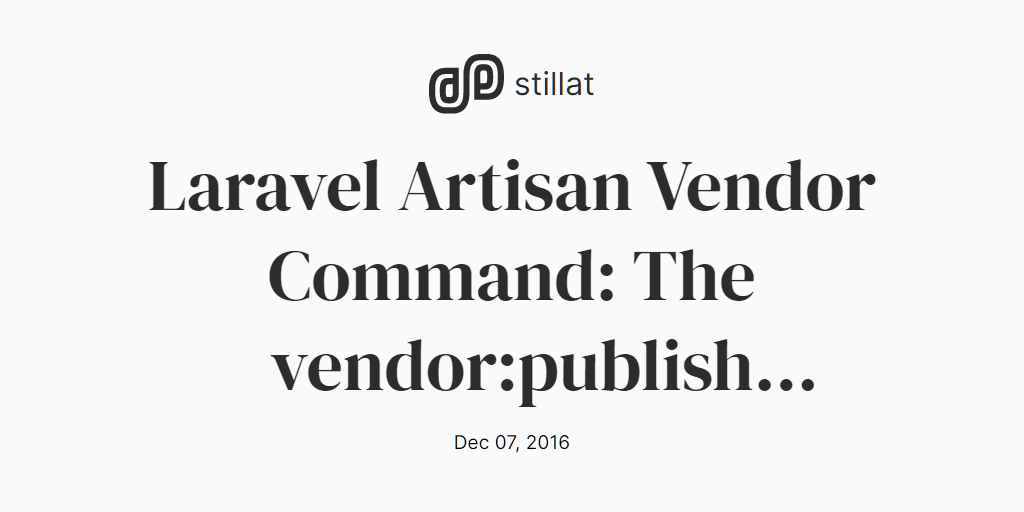 Mastering The Laravel Artisan Command: A Comprehensive Guide – peerdh.com